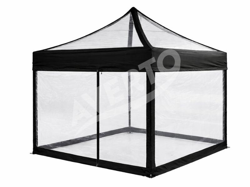 3x3 m AL-HEX50 ClearPVC läbipaistev telk | Averto